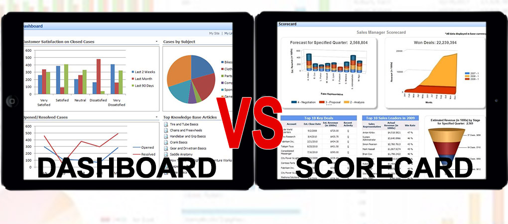 Understanding the Difference: Scorecards vs Dashboards Understanding the Difference: Scorecards vs Dashboards